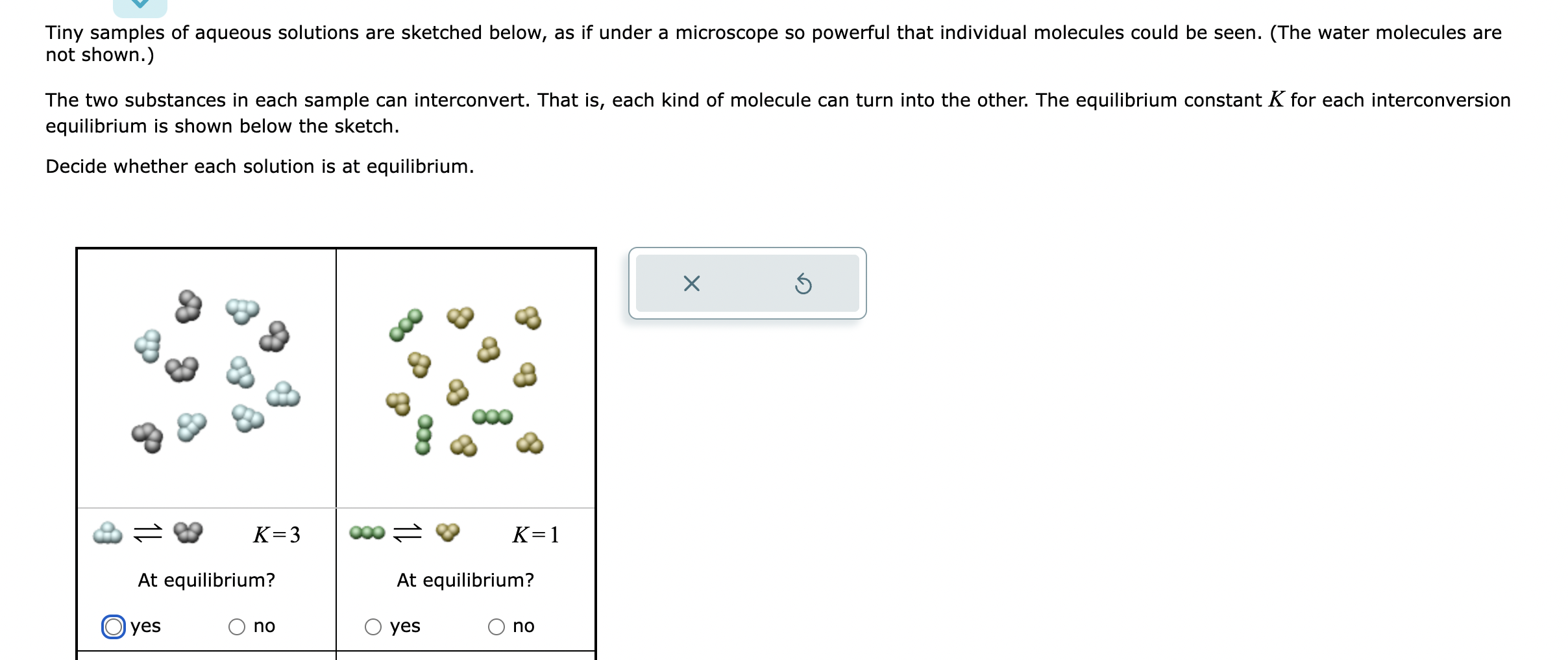 Solved Tiny samples of aqueous solutions are sketched below, | Chegg.com