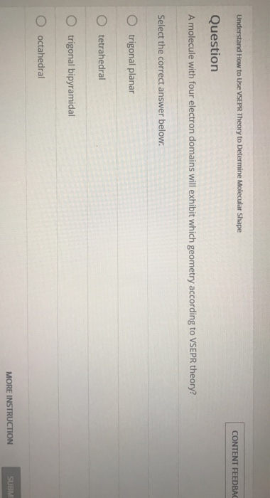 Solved CONTENT FEEDBACK Question Electrons that reside in | Chegg.com