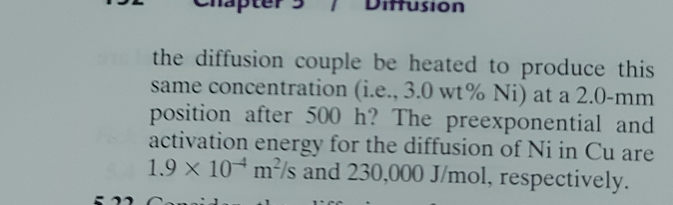Solved 5.21 A copper-nickel diffusion couple similar to that | Chegg.com