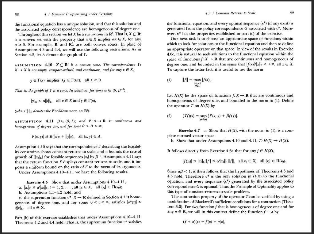 PRINCIPLE OF OPTIMALITY: SOLVE EXERCISE 4.7 SHOWN | Chegg.com