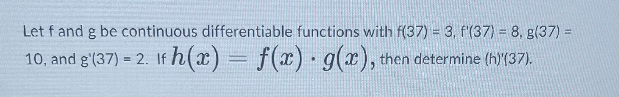 Solved Let F and G be Continuous Differentiable Functions