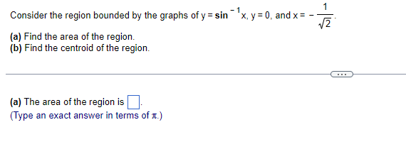 Solved Consider the region bounded by the graphs of | Chegg.com