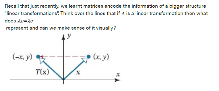 Solved Recall that just recently, we learnt matrices encode | Chegg.com