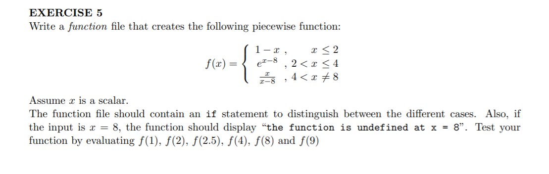Solved EXERCISE 1 Enter the following matrices and vectors | Chegg.com