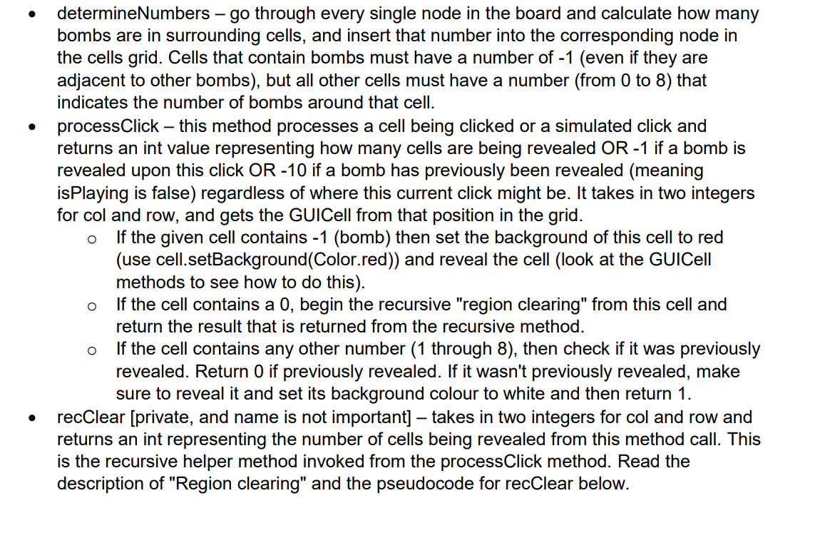 Solved Minesweeper is a solitaire computer game in which | Chegg.com