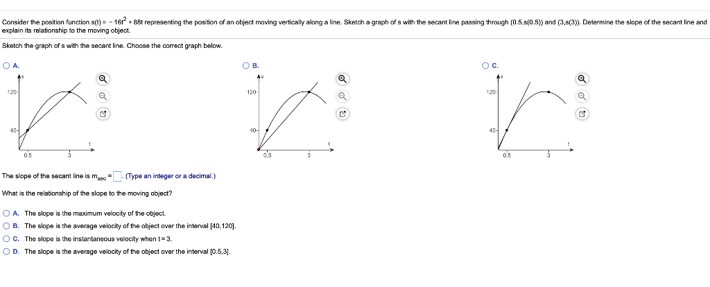 Solved Consider The Position Function S T 167 88t