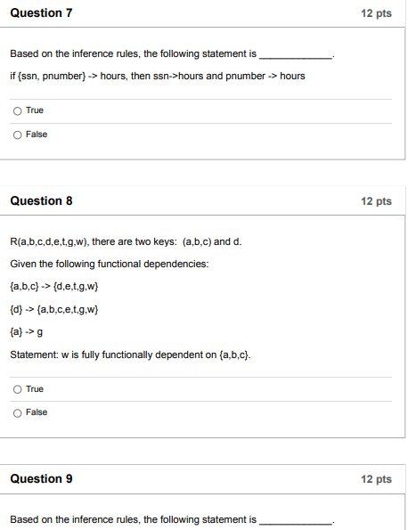 Solved Based on the inference rules, the following statement | Chegg.com
