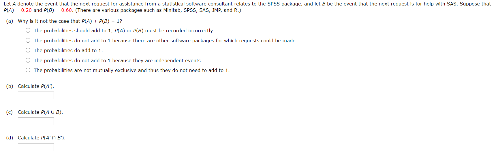 Solved Let A denote the event that the next request for | Chegg.com