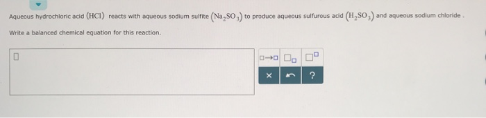 Solved Aqueous hydrochloric acid (HCI) reacts with aqueous | Chegg.com