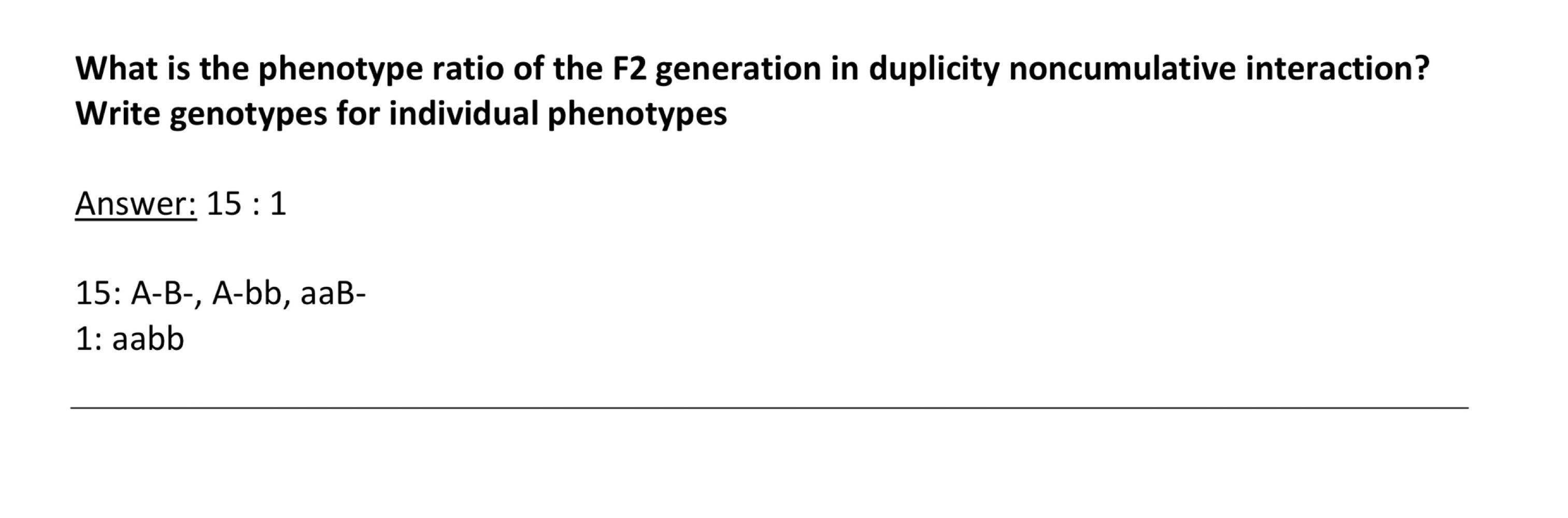 Solved What is the phenotype ratio of the F2 generation in | Chegg.com