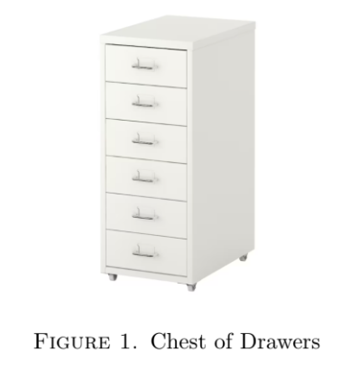 Solved A chest of drawers, also called a dresser or a | Chegg.com