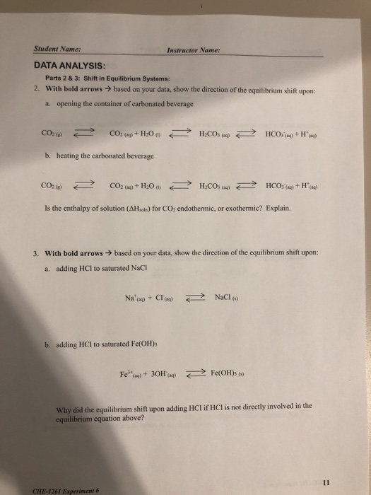 Student Name: Instructor Name: DATA (EXP # 6 ): Part | Chegg.com