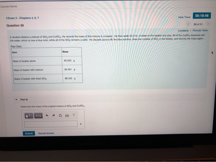 Solved Course Home 00:18:48 Hide Timer