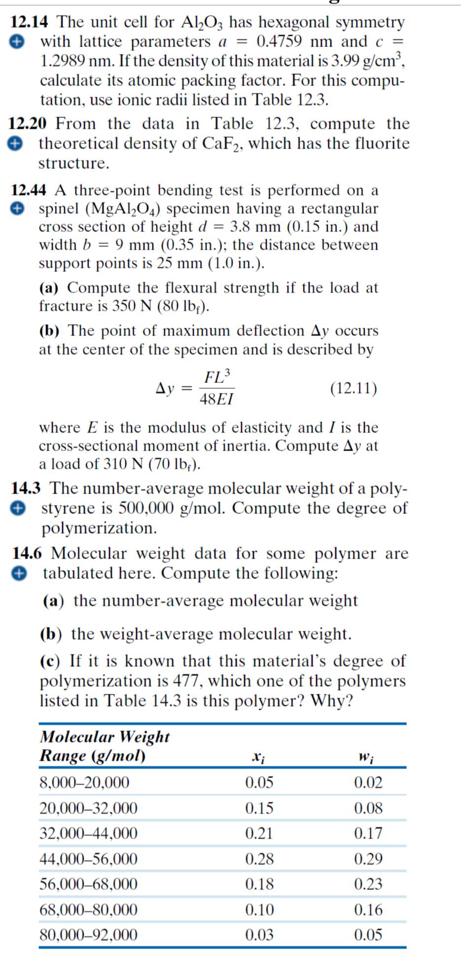 Solved 12.14 The unit cell for Al2O3 has hexagonal symmetry | Chegg.com