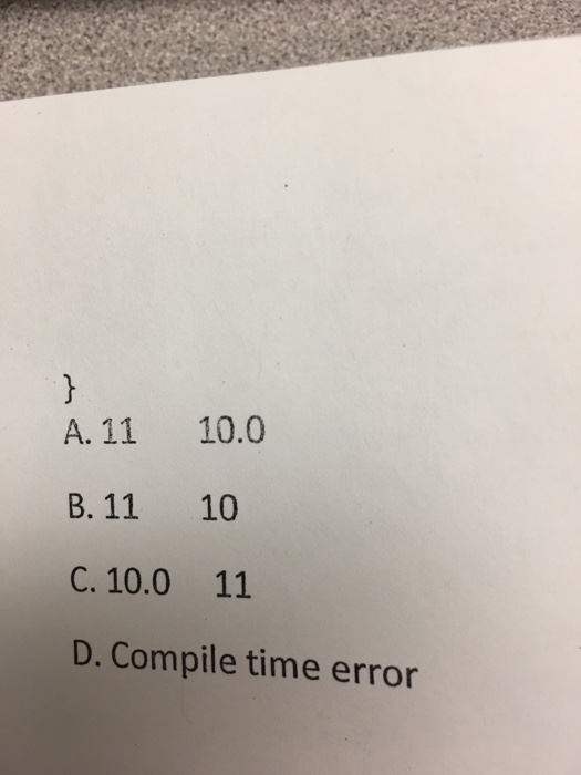 Solved 20. What is the output of this program? [4 points] | Chegg.com