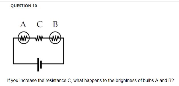 Solved QUESTION 7 (1) (2) Compare the brightness of bulbs X, | Chegg.com