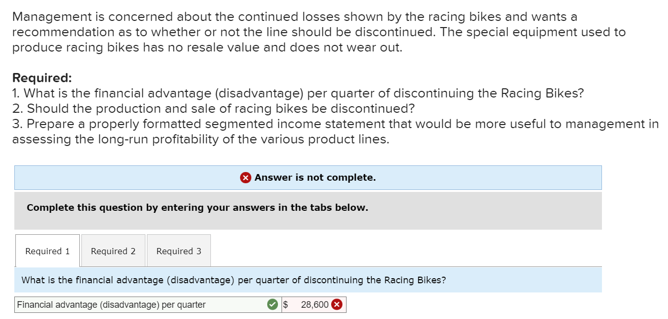 Solved Exercise 11-2 (Algo) Dropping or Retaining a Segment | Chegg.com Solved Exercise 11-2 (Algo) Dropping or Retaining a Segment | Chegg.com