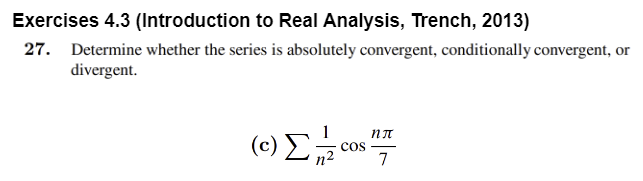 Solved Exercises 4.3 (Introduction to Real Analysis, Trench, | Chegg.com
