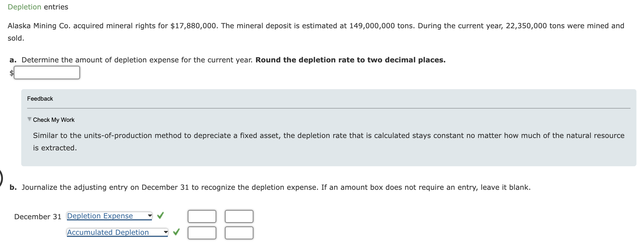 Solved amounts. b. Journalize the entry to record | Chegg.com