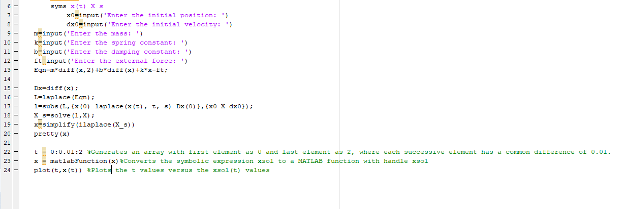 Solved kindly explain the function of each line, from lines | Chegg.com