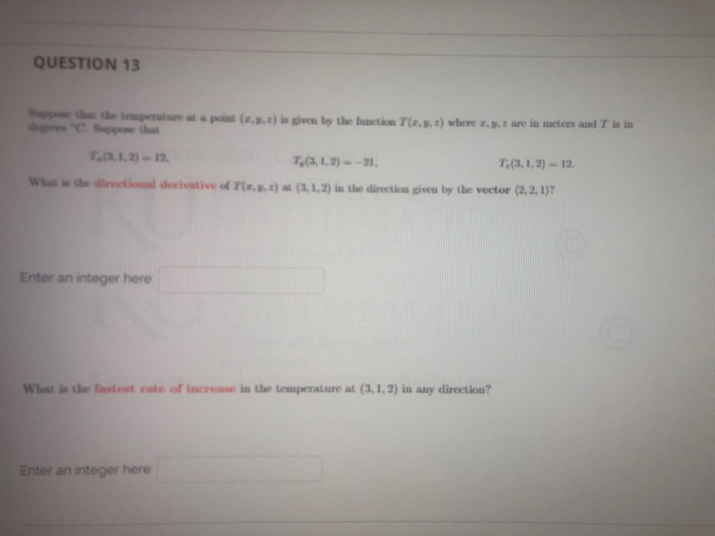 Solved QUESTION 13 Sphat the operatures a point (...) is | Chegg.com