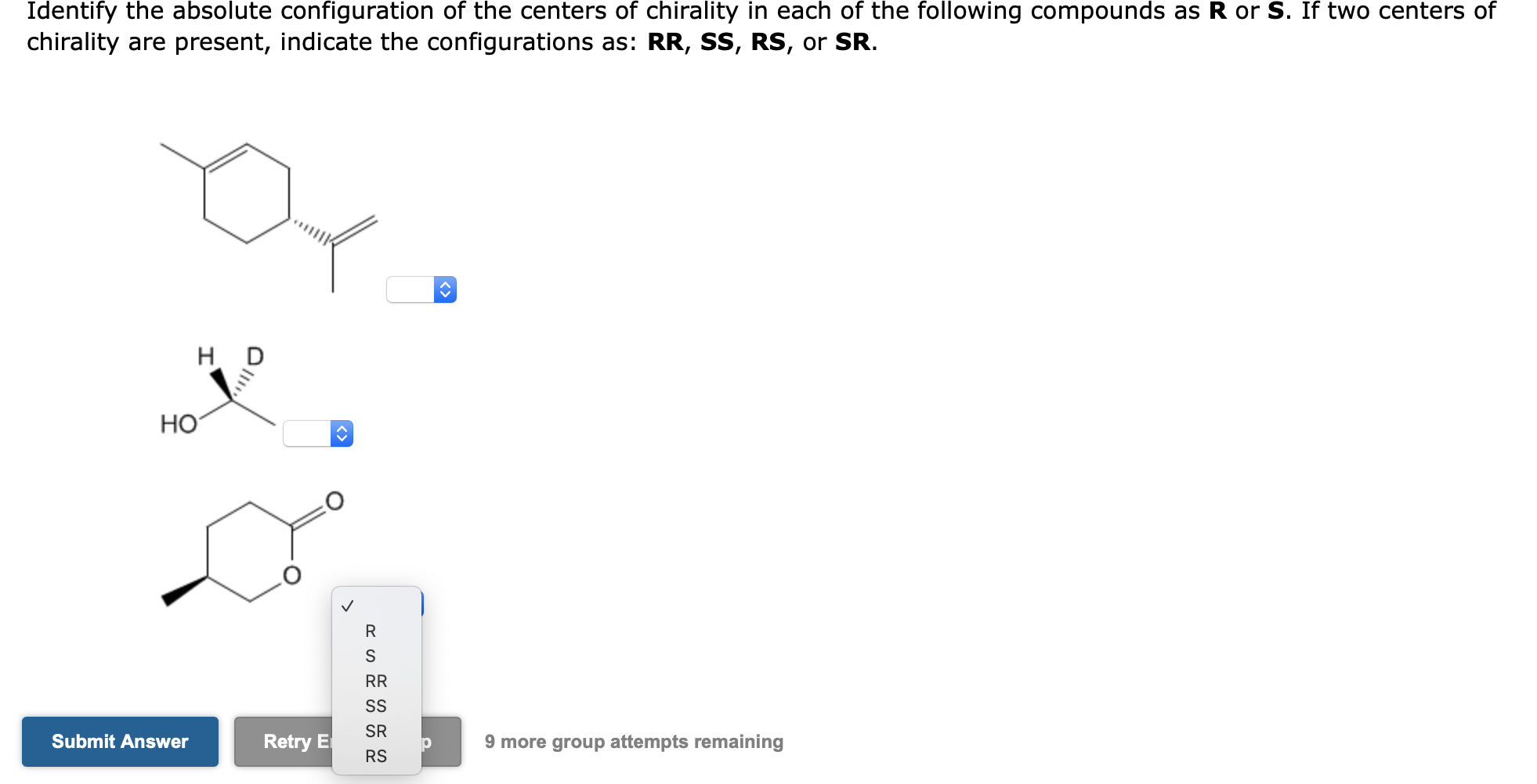 Solved Identify the absolute configuration of the centers of | Chegg.com