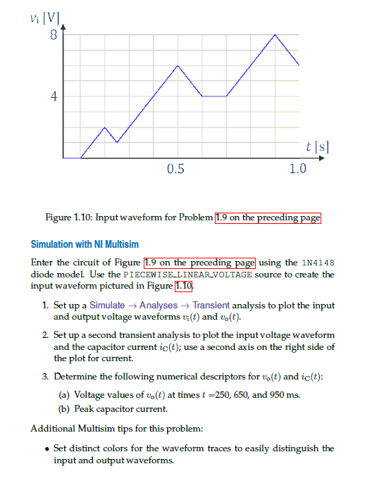 Solved Figure 1.9 shows a peak rectifier, also known as a | Chegg.com