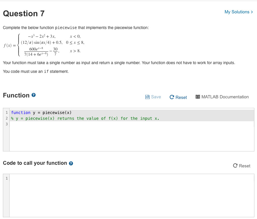 Solved Question 7 My Solutions > Complete the below function | Chegg.com