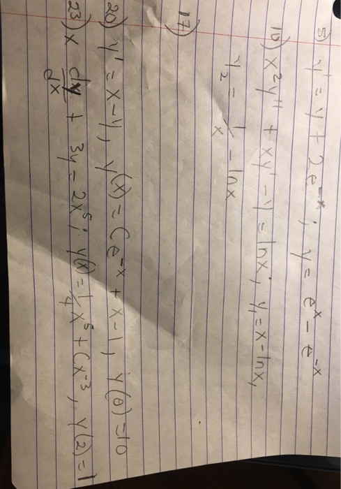 Solved In 5 To 23 Verify By Substitution That Each Given 6321