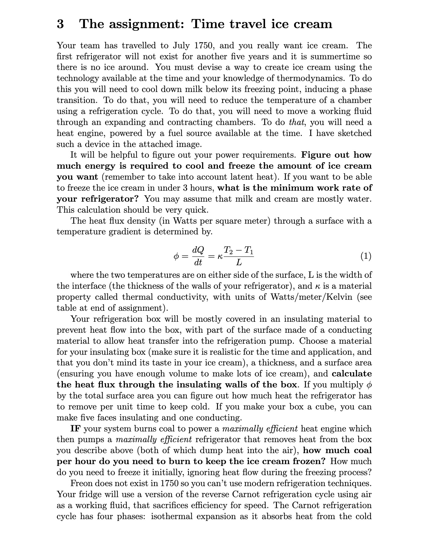 Solved 3 The assignment: Time travel ice cream Your team has | Chegg.com