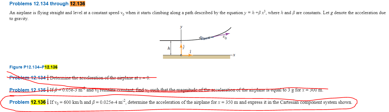Solved An airplane is flying straight and level at a | Chegg.com