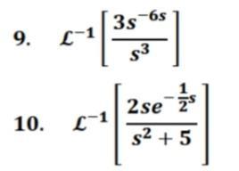 Solved Heaviside function Laplace transform and inverse | Chegg.com