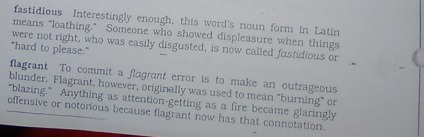 LESSON 14 facilitate fallacy fastidious fervor fitful | Chegg.com