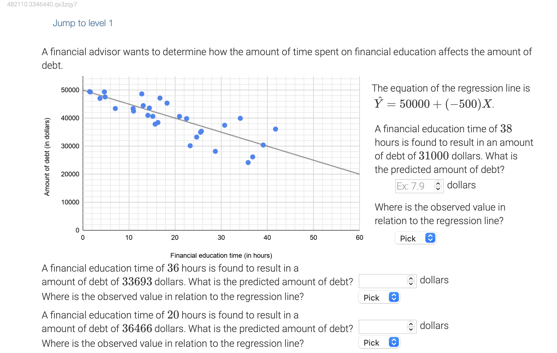 Solved A financial advisor wants to determine how the amount | Chegg.com