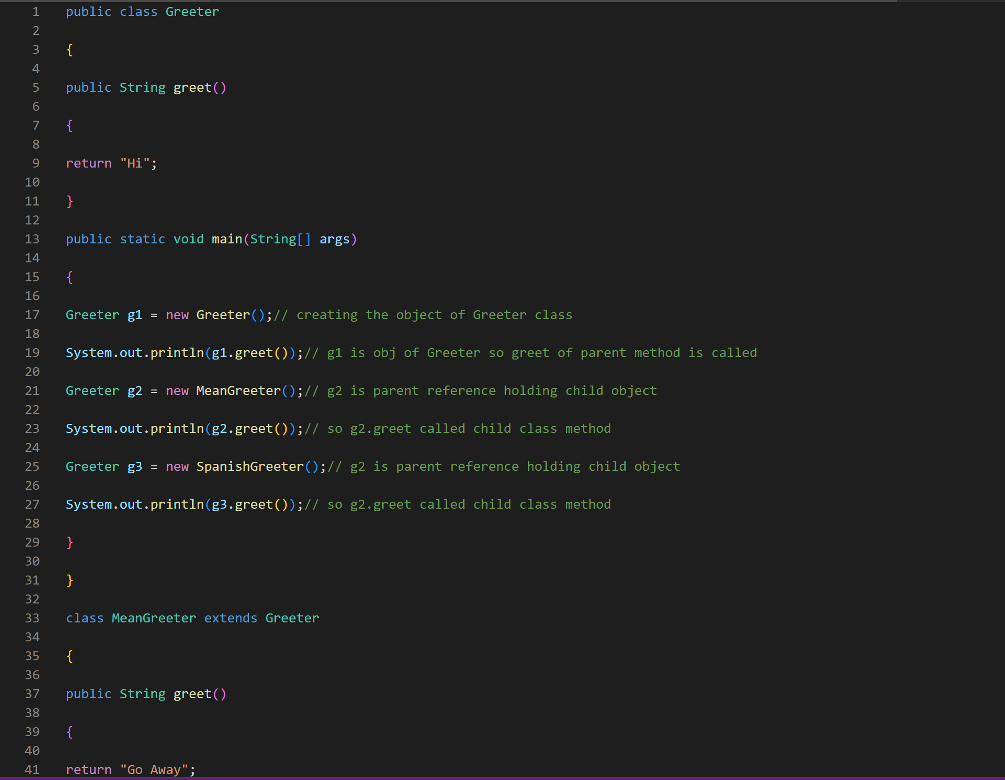 Solved 9.4. Overriding Methods Coding Exercise In the | Chegg.com