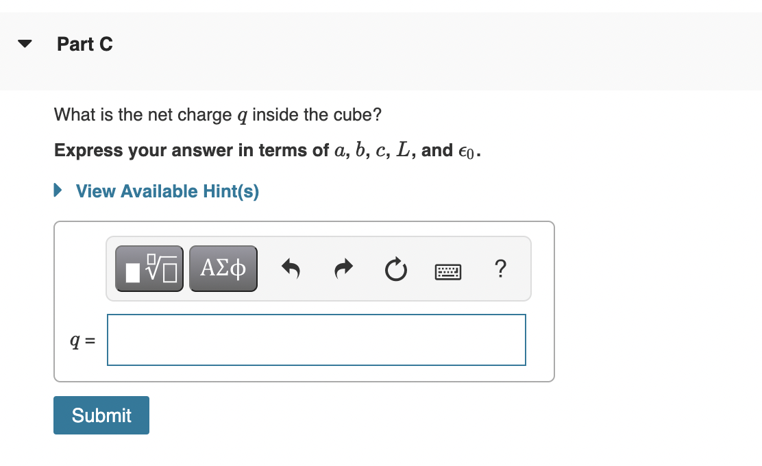 Solved (Figure 1)A cube has one corner at the origin and the | Chegg.com