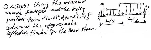 Solved 24 Q:4(2opte) Using the minimum energy principle and | Chegg.com