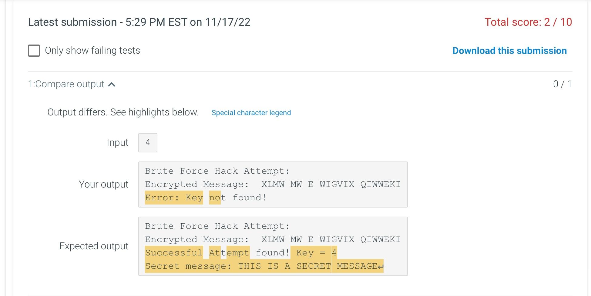 Solved The Caesar Cipher Algorithm was introduced in Week | Chegg.com