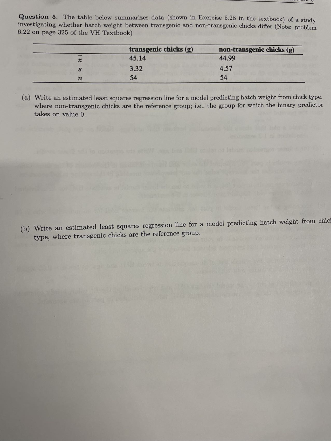 Solved Question 5. ﻿The table below summarizes data of a | Chegg.com