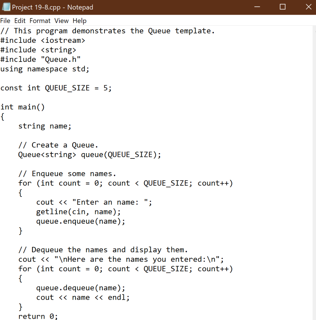 Solved CPT 244 Data Structure Instructions: ---- 1. Download | Chegg.com