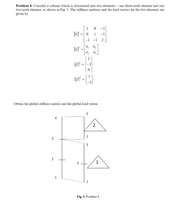 Solved Problem S. Consider a column which is discretized | Chegg.com
