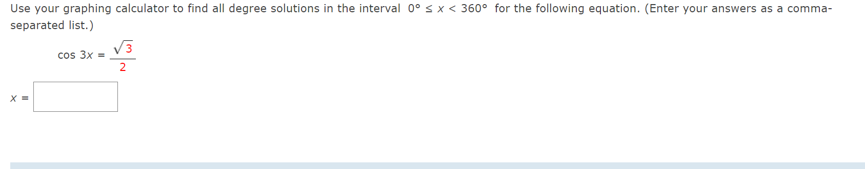 Solved Use your graphing calculator to find all degree | Chegg.com