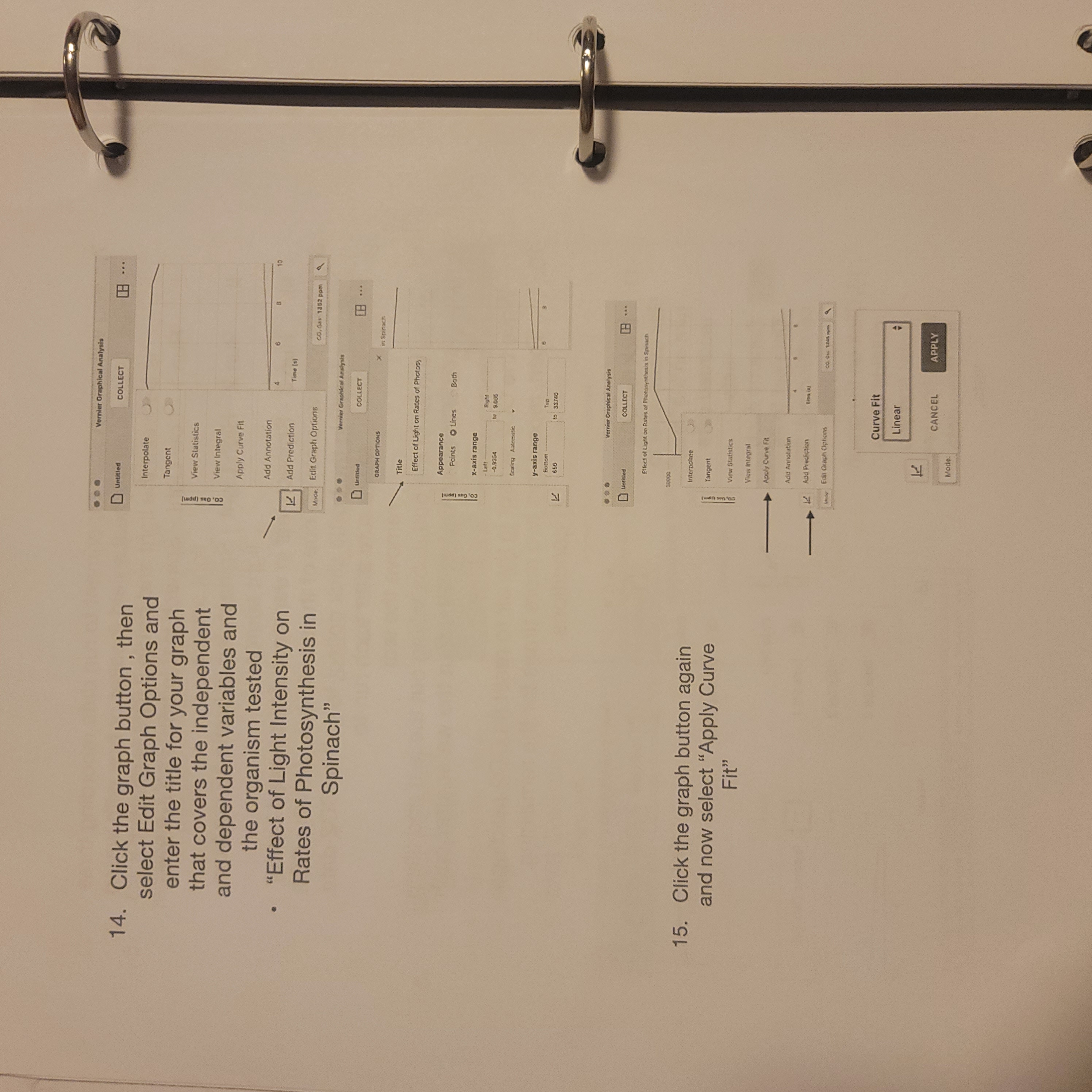 Solved 16. Scroll in the window to show the three slopes | Chegg.com