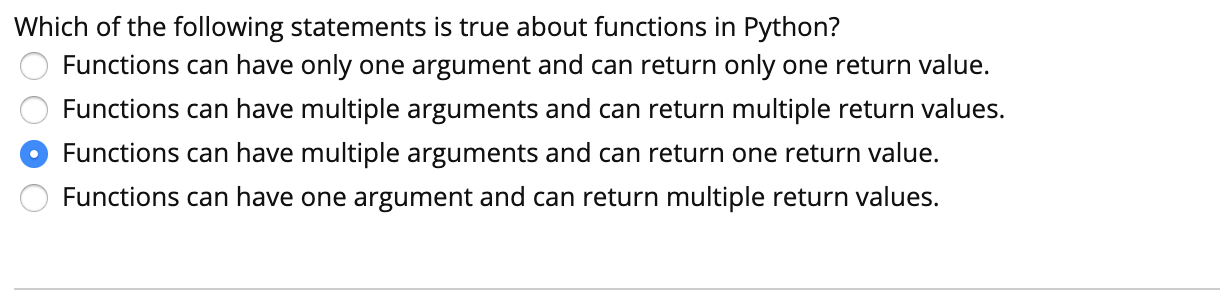Solved Which of the following statements is true about | Chegg.com