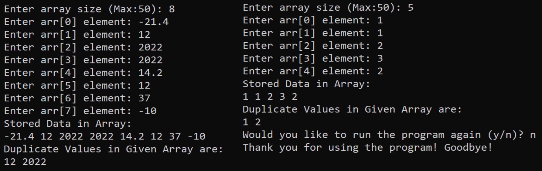 Solved Write a program in c++ that prompts the user for an | Chegg.com