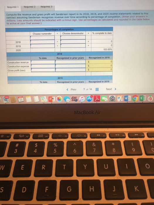 Solved Exercise 5-18 Long-term contract, revenue recognition | Chegg.com
