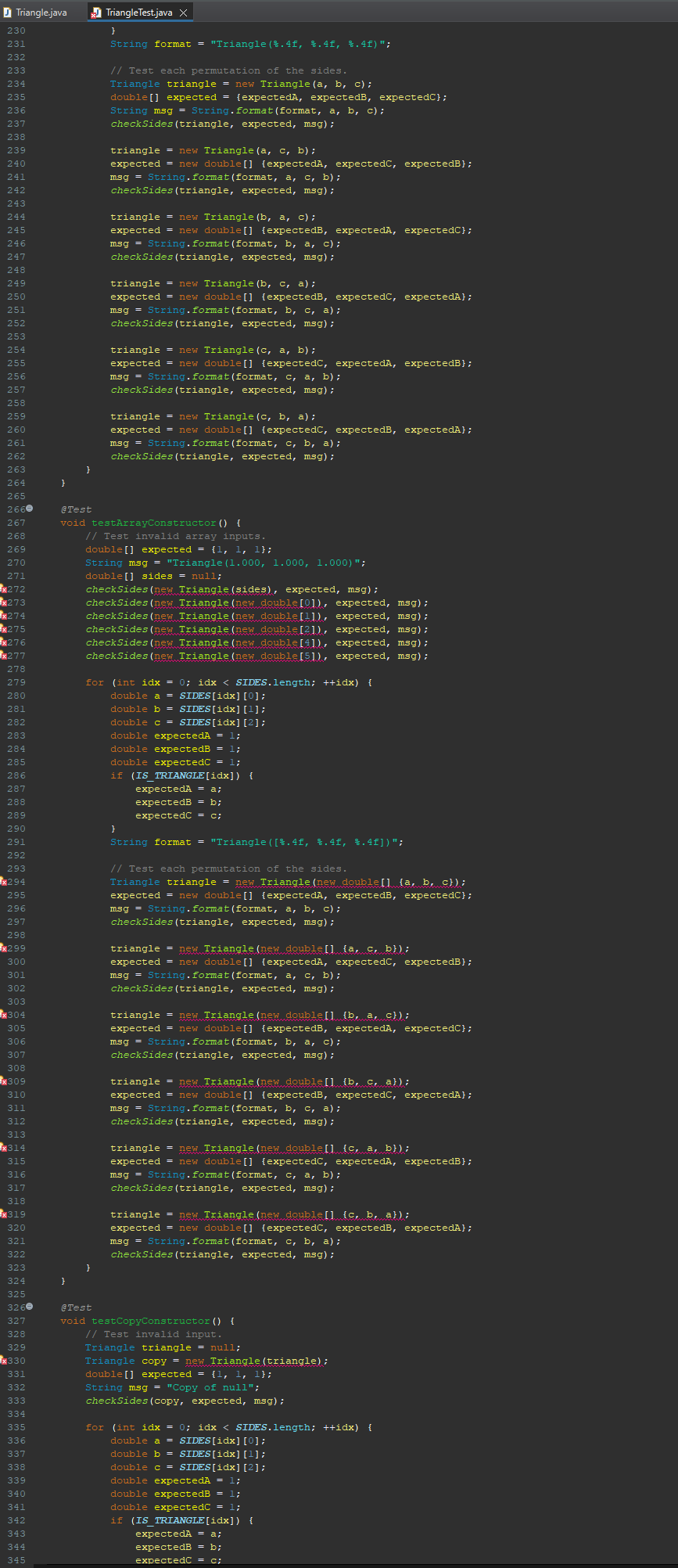 Solved riangle.javi String format = "Triangle | Chegg.com