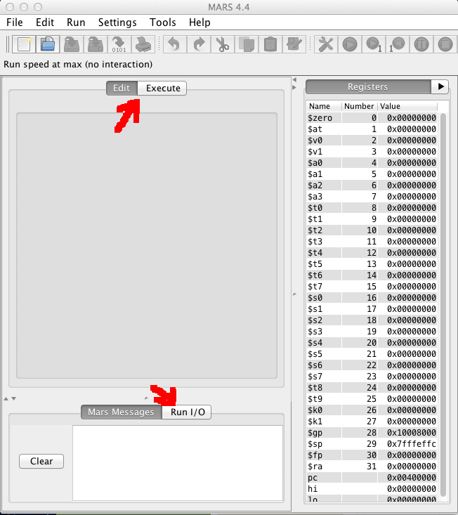 Solved Notice the Edit/Execute tabs and the Mars Messages | Chegg.com