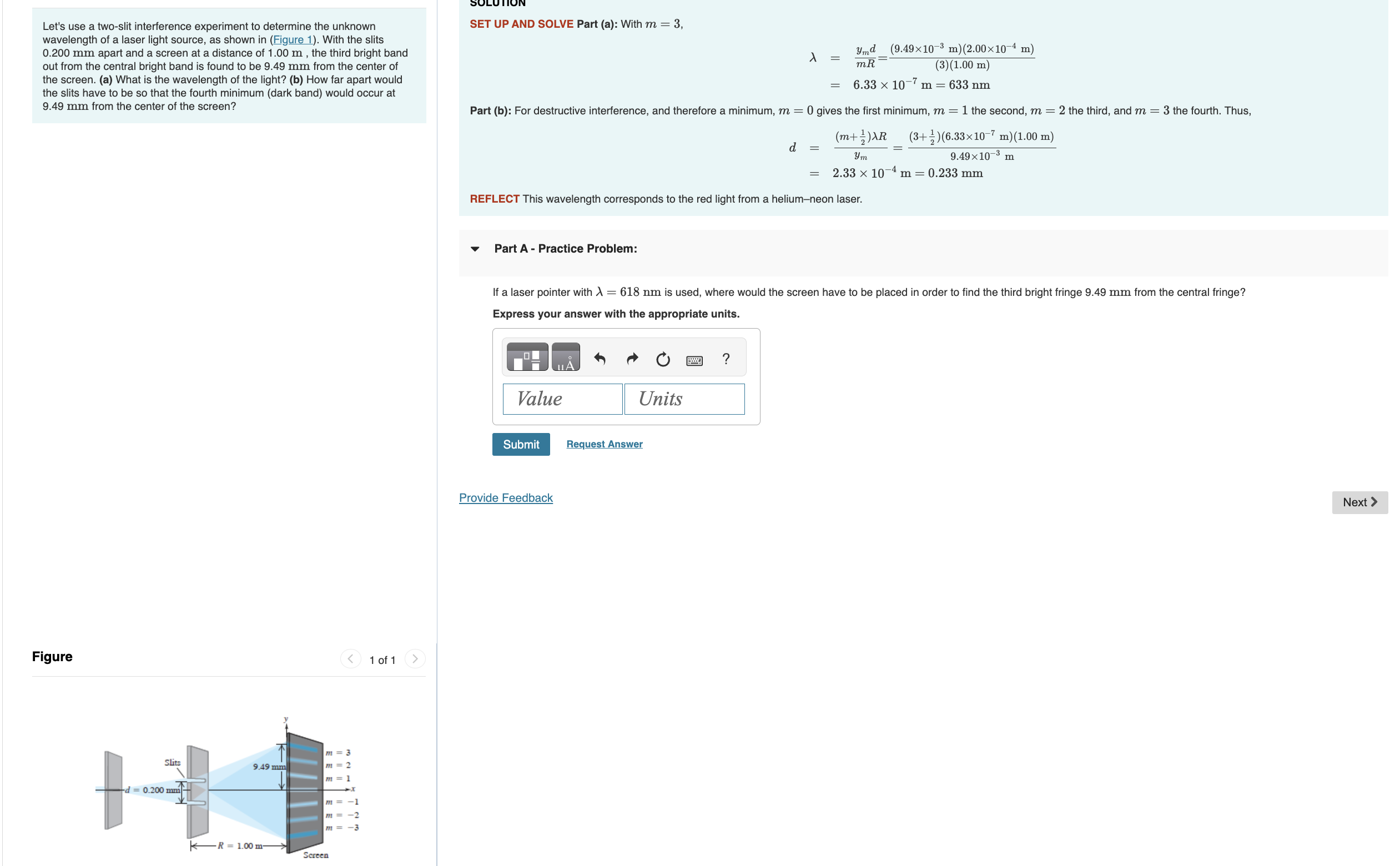 Solved Let's use a two-slit interference experiment to | Chegg.com