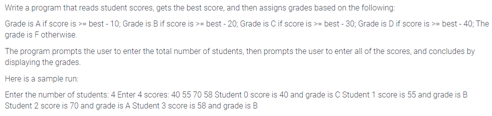 Solved Expected Output 1: Enter number of students: Enter 4 | Chegg.com